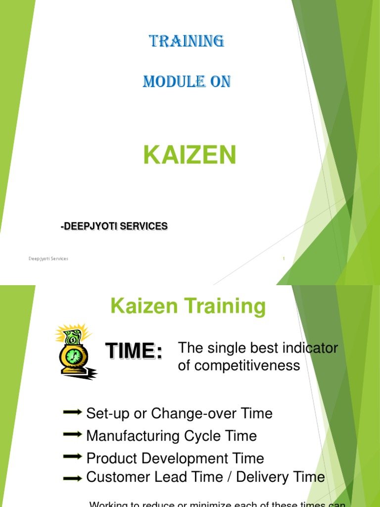KAIZEN Training Module | PDF