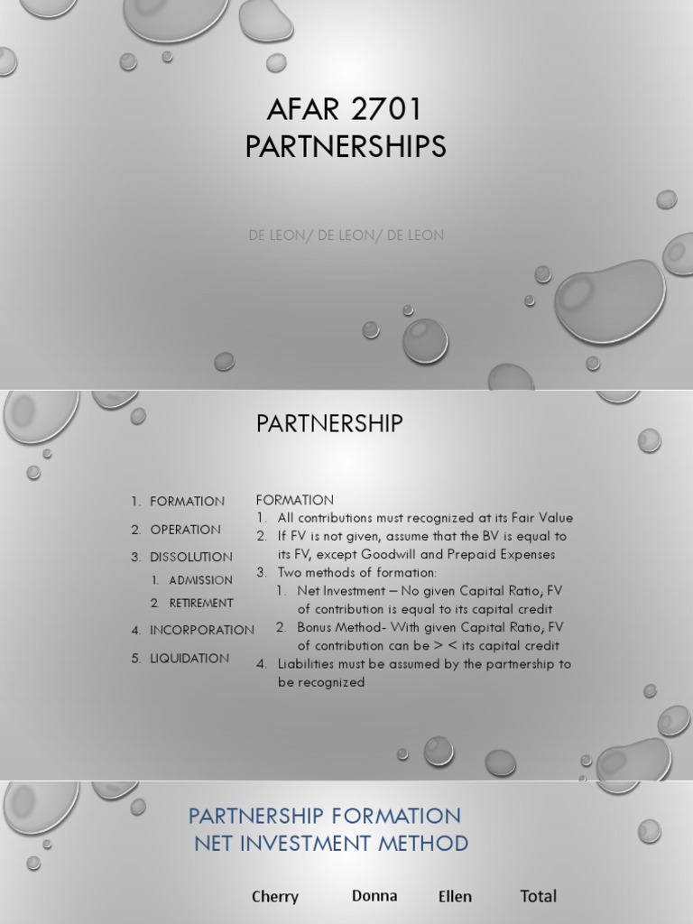 Afar 2701 Partnership | PDF
