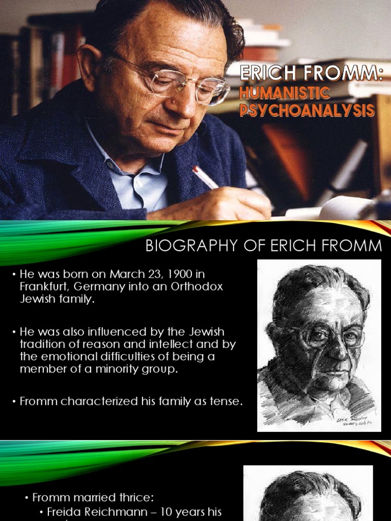 Erich Fromm's Humanistic Psychoanalysis | PDF