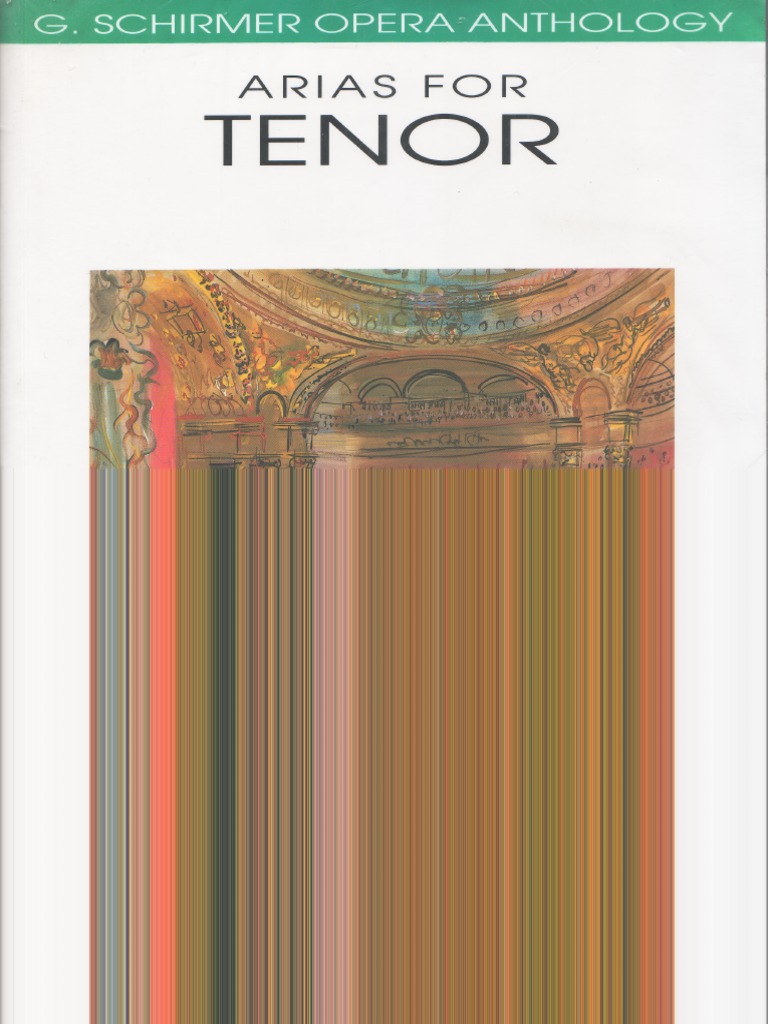 Arias para Tenor - Antología Ópera (Ed G Schirmer) PDF | PDF