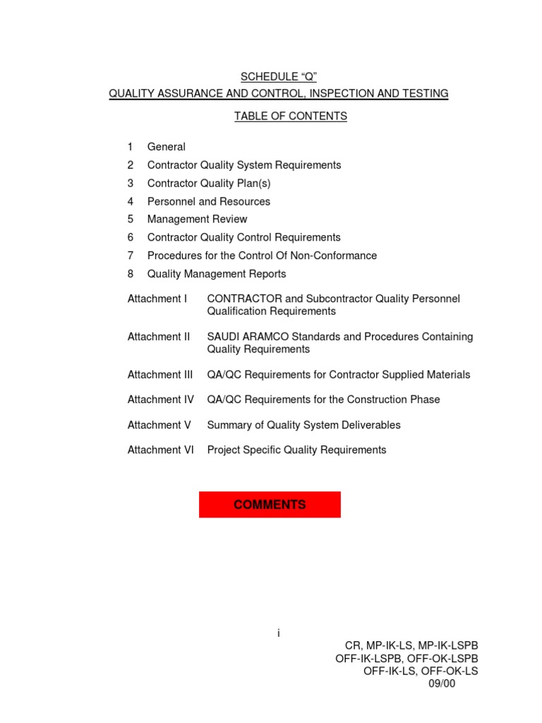 Schedule Q | PDF