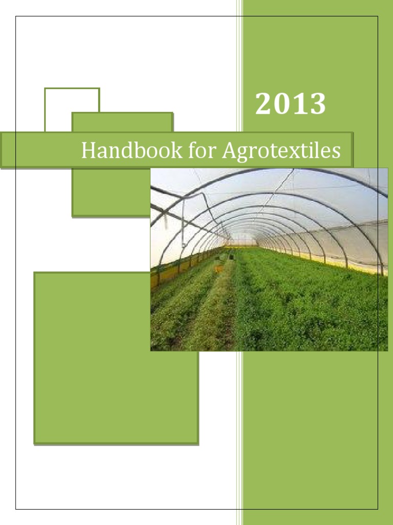 Handbook For Agrotextiles PDF | PDF