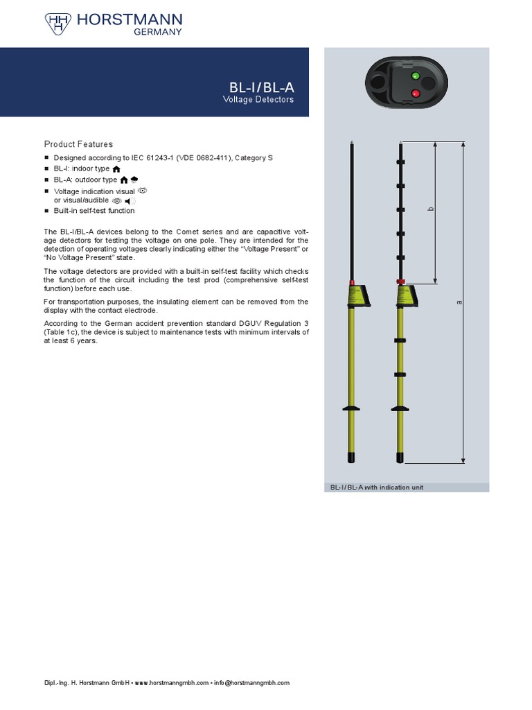 Horstmann Volt Meter | PDF