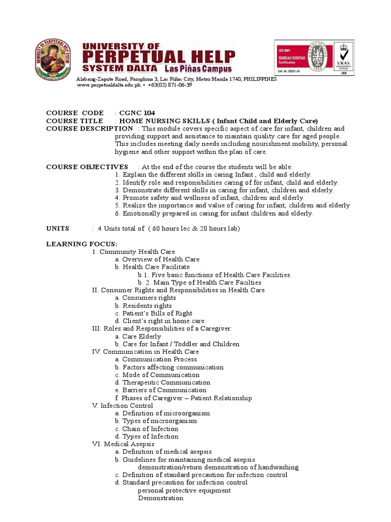 Disability Course Outline | PDF