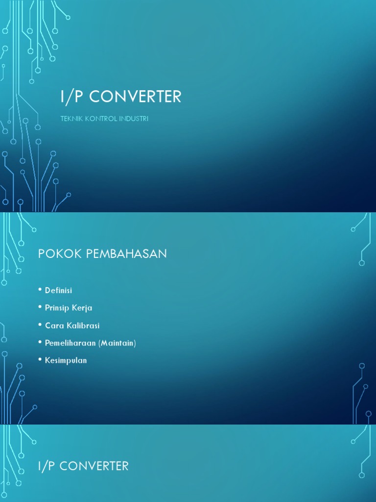 IP Converter | PDF | Teknologi & Rekayasa