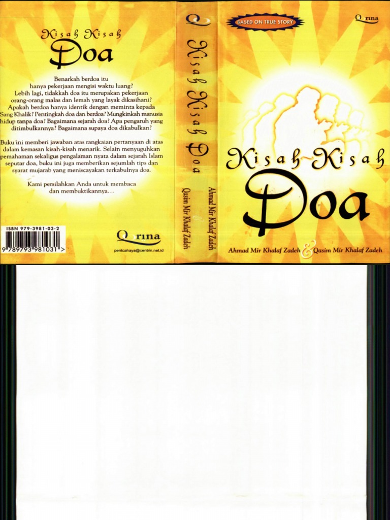 Ahmad And Qasim Mir Khalaf Zadeh Kisah Kisah Doa Pdf