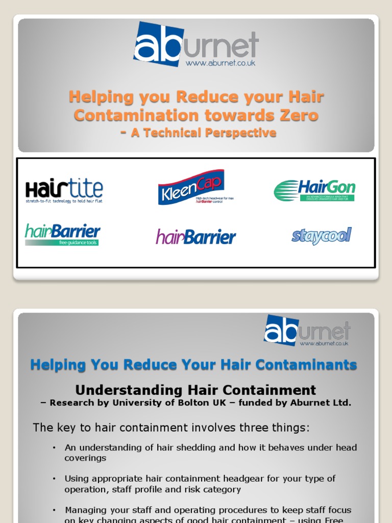 Hair Contamination Control Strategies | PDF | Career & Growth ...