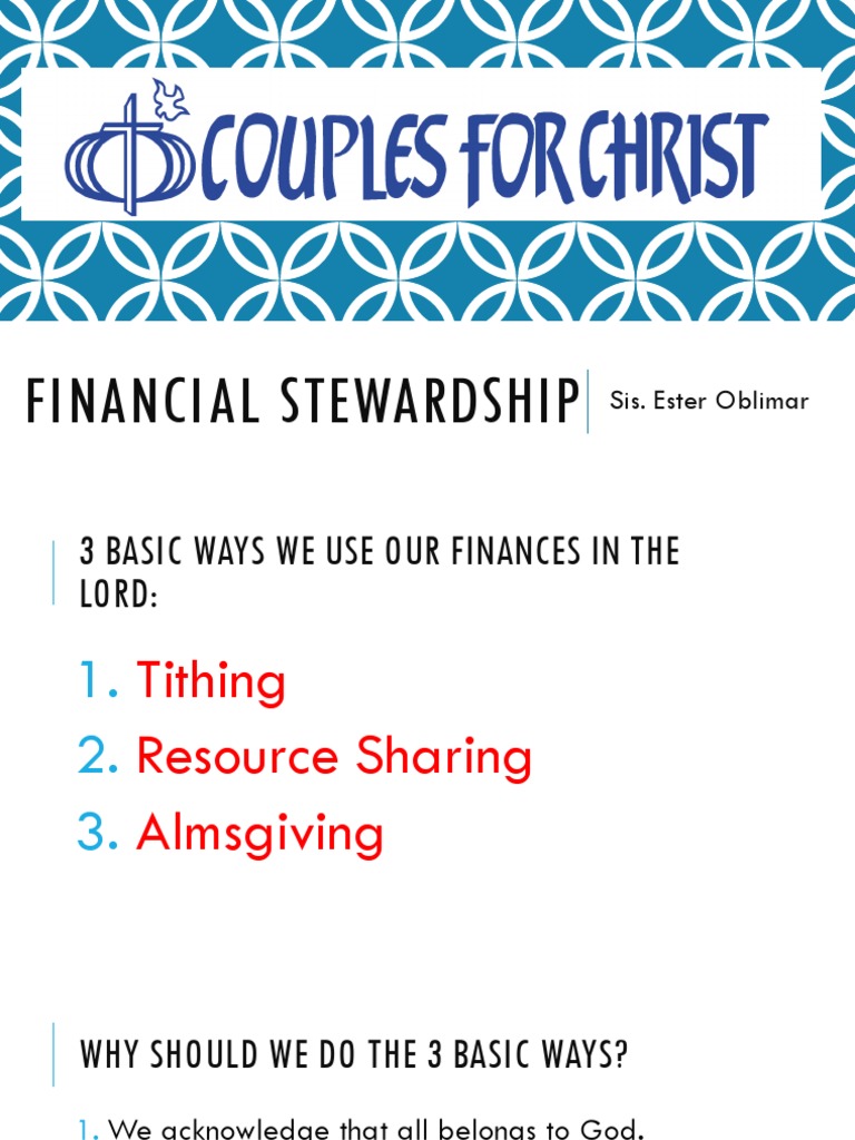 Christian Financial Stewardship Guide | PDF