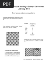 UIL Chess Puzzle Practice Packet | PDF | Competitive Games | Board Games