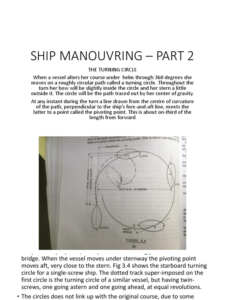 Understanding Ship Turning Circles | PDF