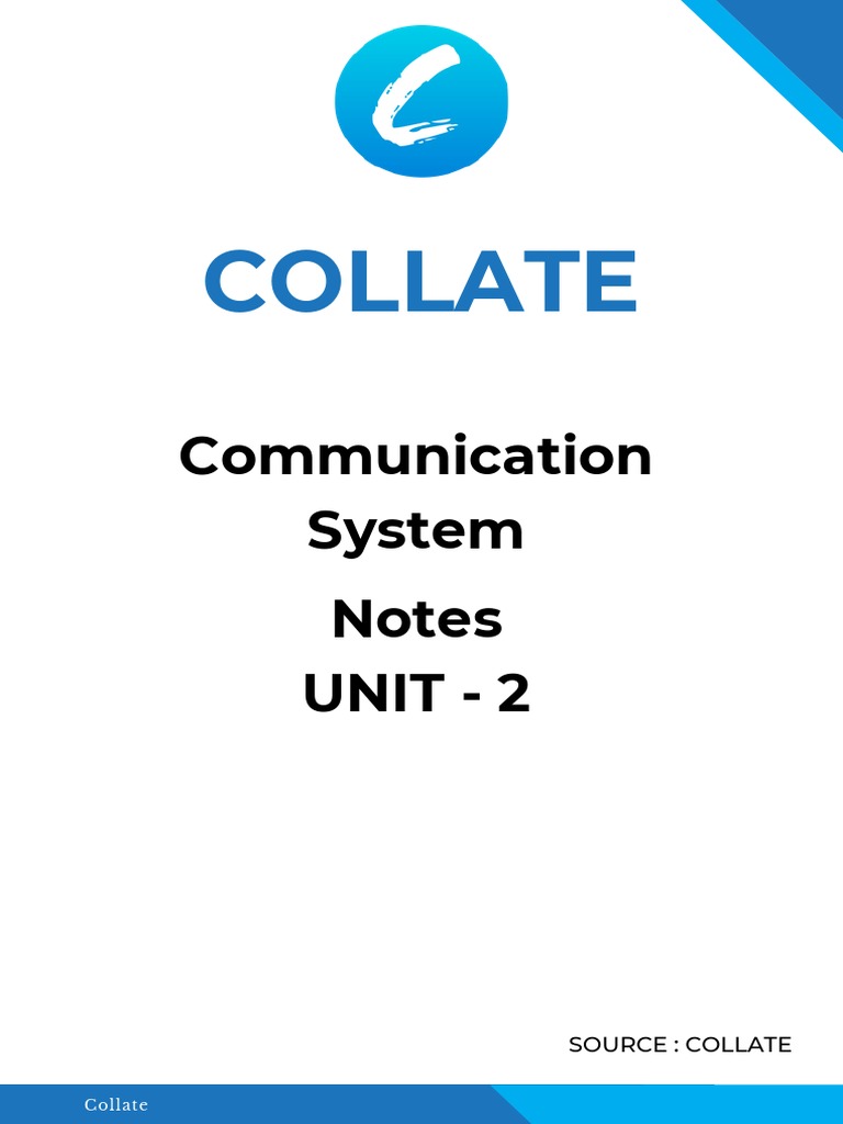 Collate CS Unit-2 Notes | PDF