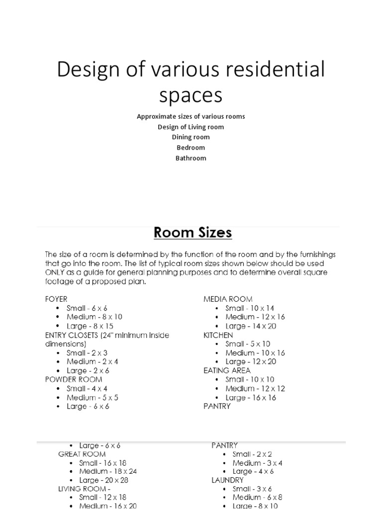 Residential Space Design Guidelines | PDF | Cooking, Food & Wine | Home ...