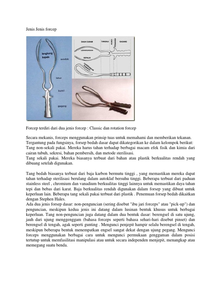 Jenis Jenis Forcep | PDF