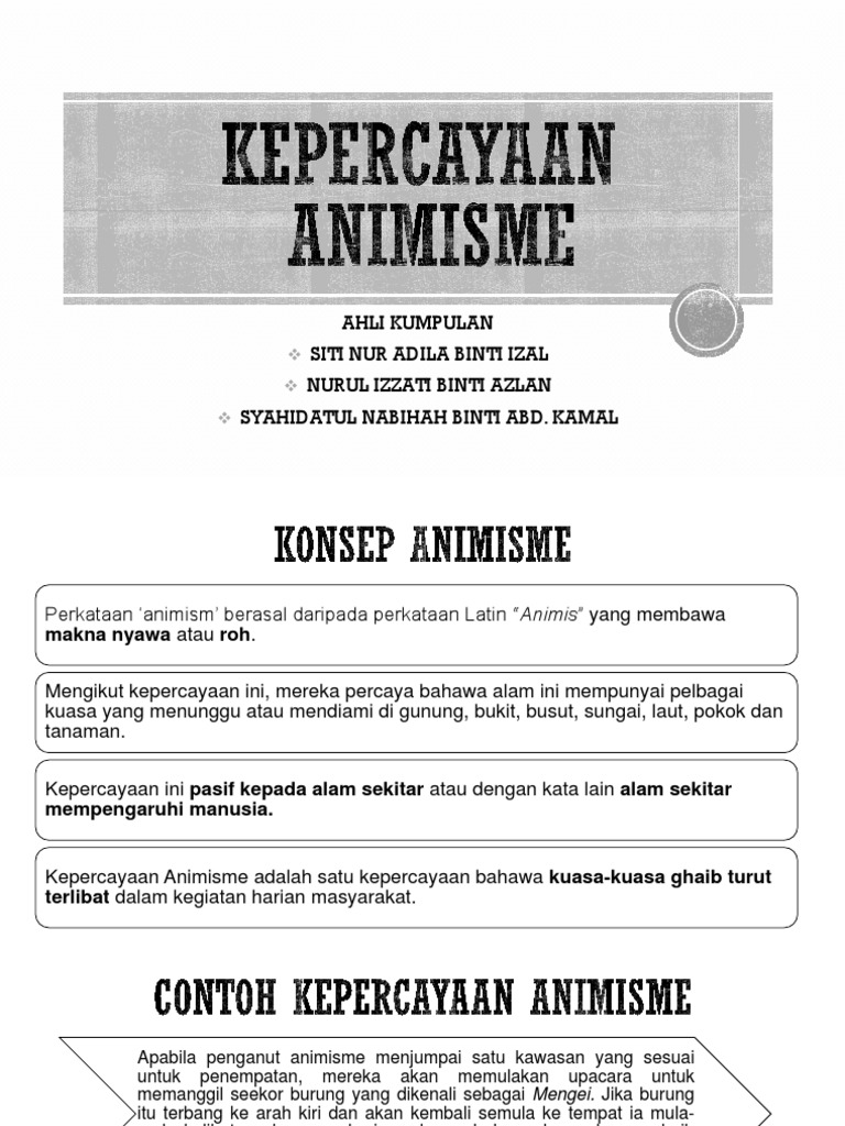 Slide Animisme | PDF