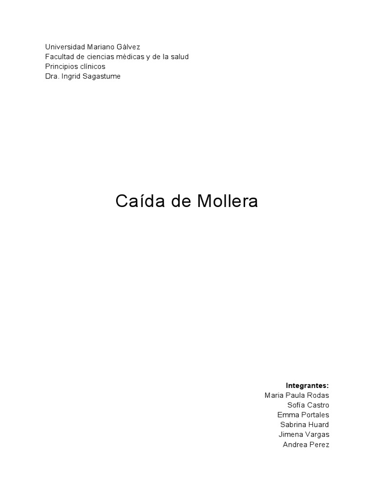 Caída de Mollera | PDF