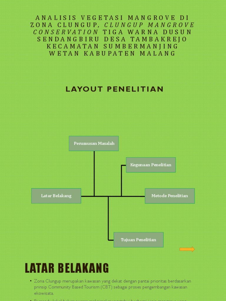 Seminar - Layout Penelitian | PDF