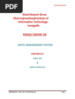 Online Hotel Booking System Report | PDF | Databases | Computing