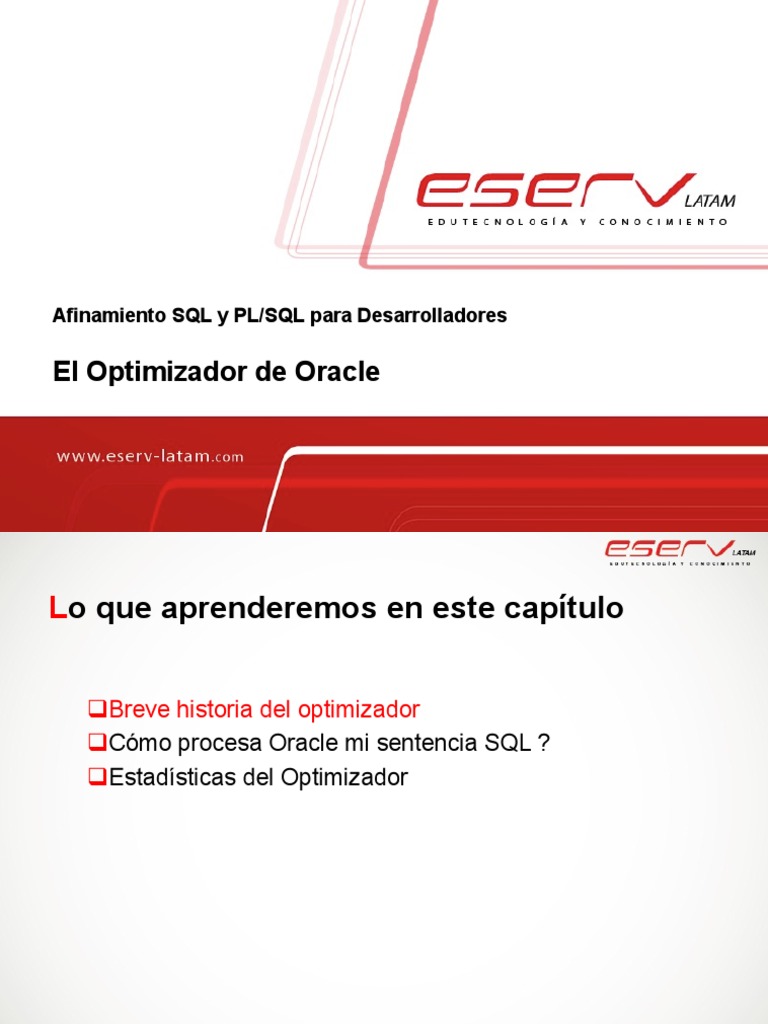 El Optimizador de Oracle | PDF