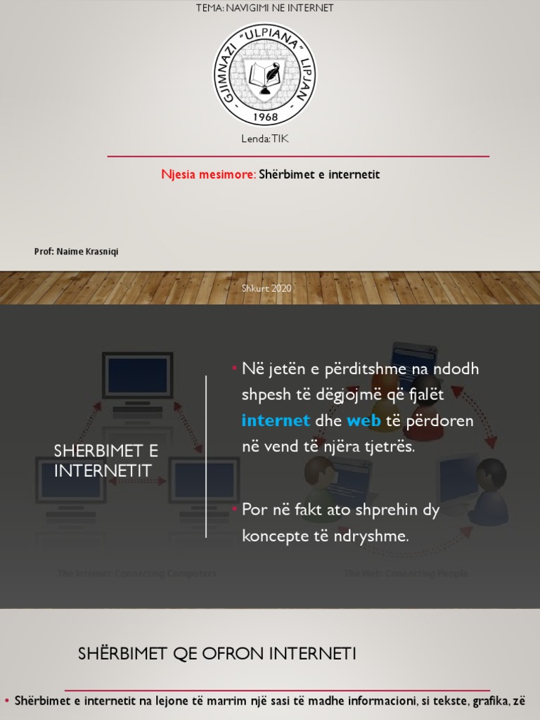 Sherbimet e Internetit | PDF
