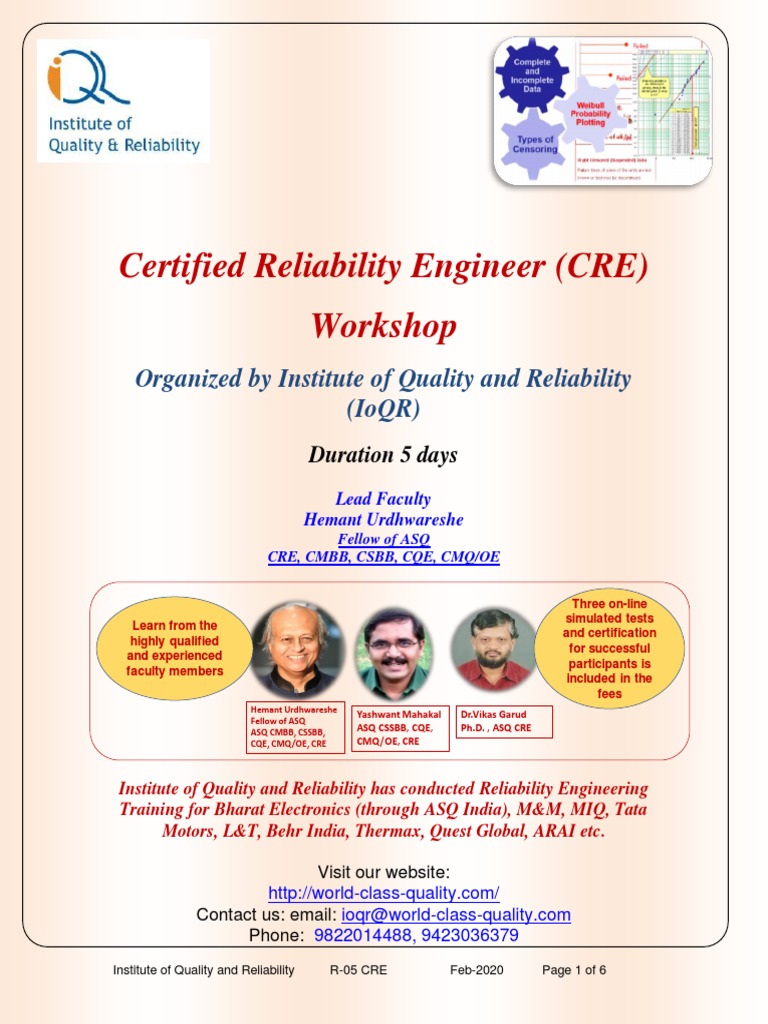 CRE Training | PDF | Technology & Engineering