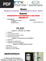 Présentation MEB EDX | PDF | Microscopie électronique à balayage ...