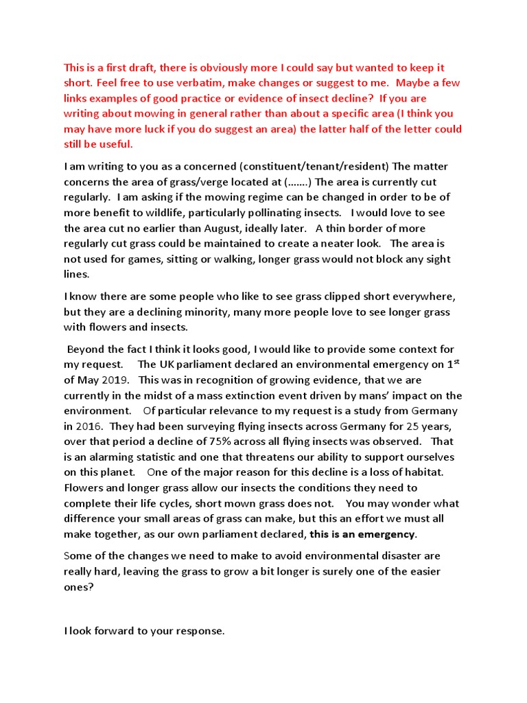 Sample Letter | PDF