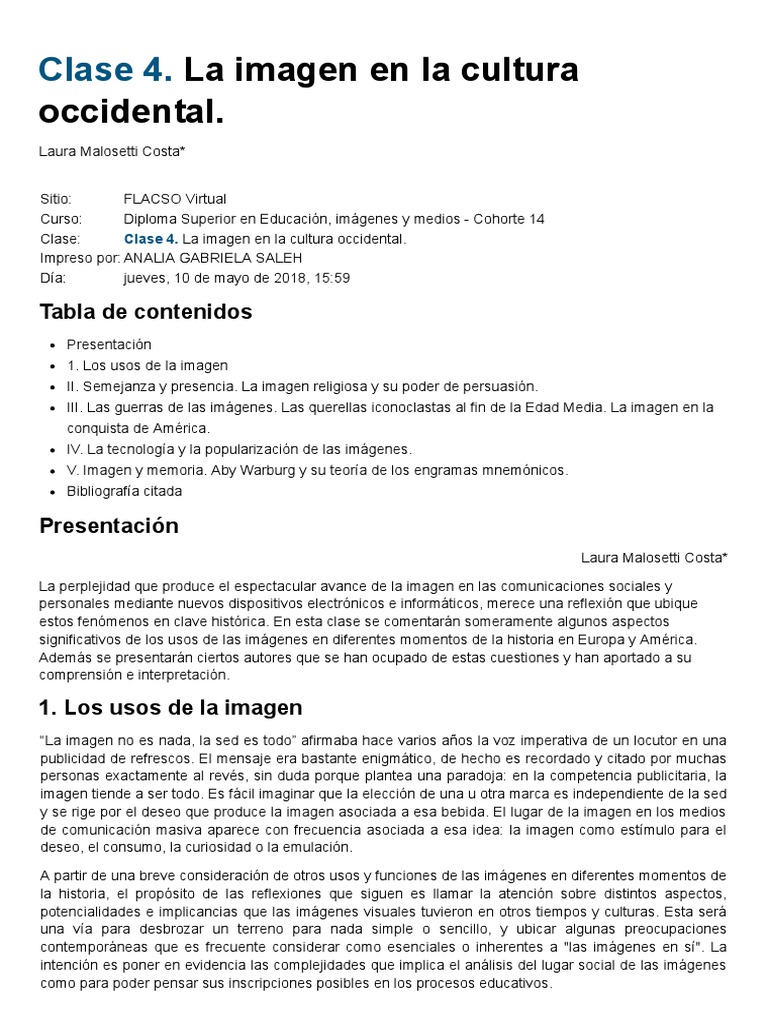 Exploring the Complex Role of Images in Western Culture Through a ...