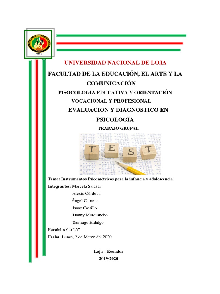 5 Instrumentos Psicometricos | PDF