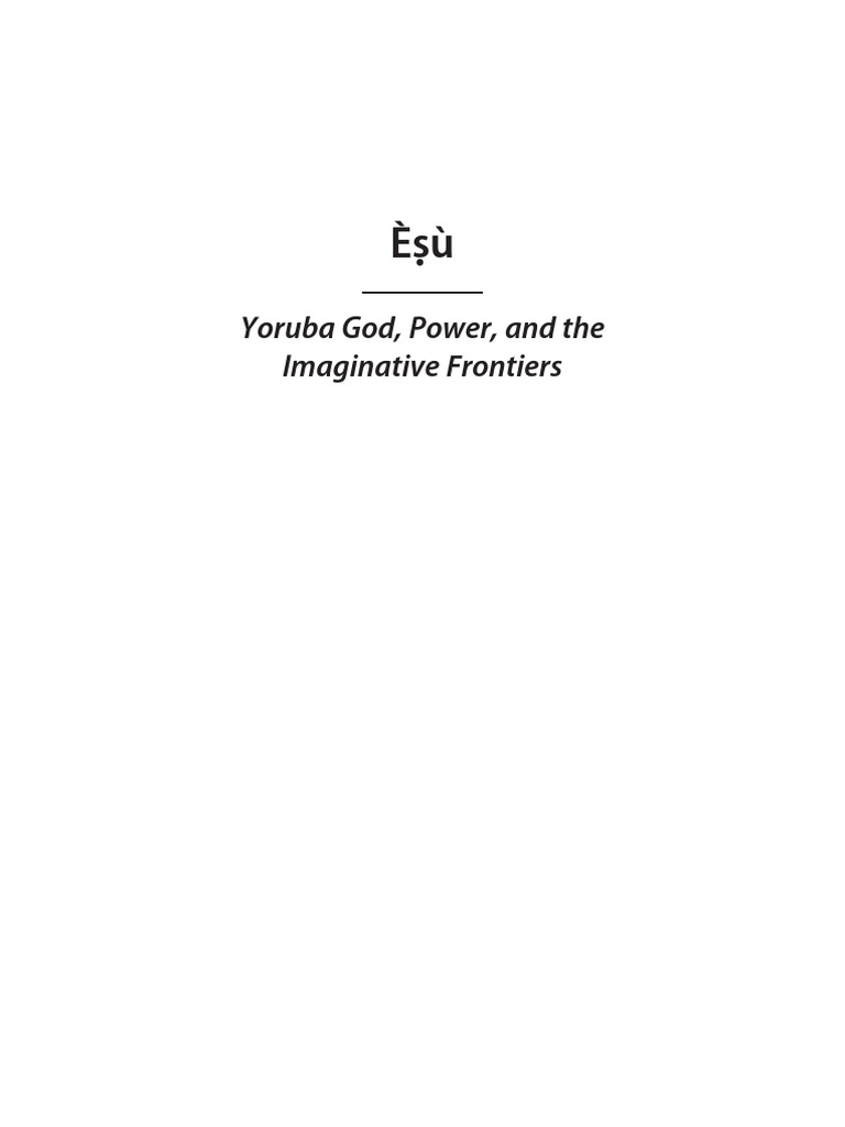 Esu Yoruba God Power | PDF