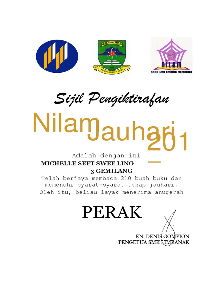 Sijil Nilam | PDF