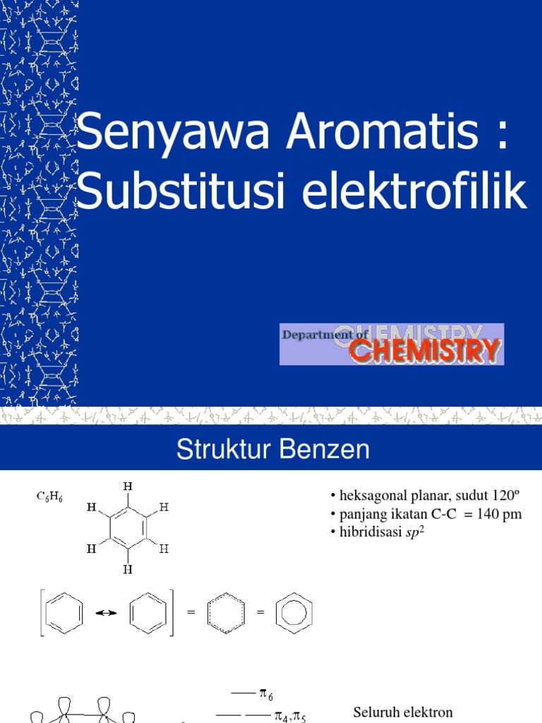Senyawa Aromatis Substitusi Elektrofilik | PDF
