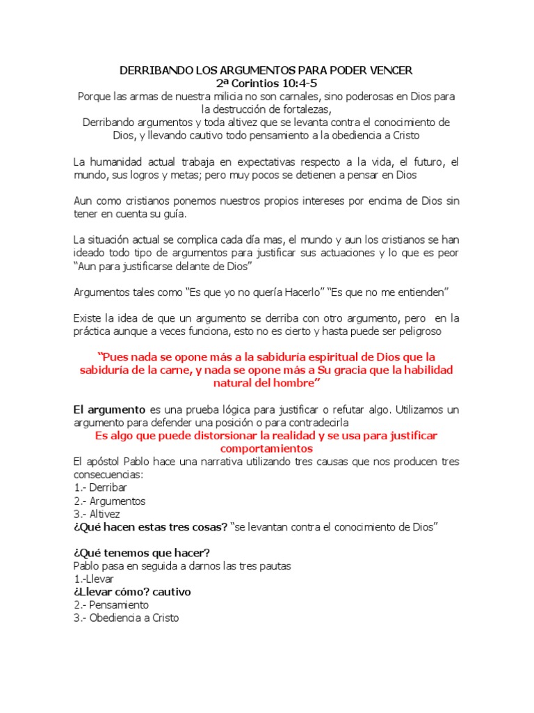 Derribando Argumentos Contra Dios | PDF | Cristo (título) | Dios