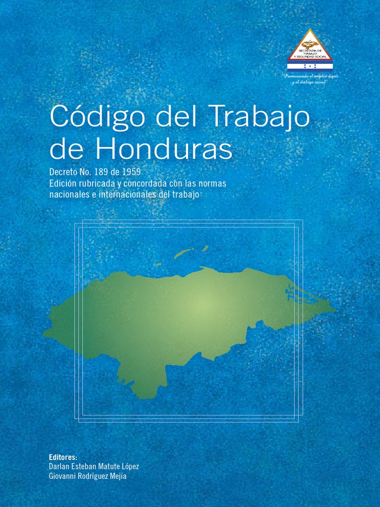 Codigo Del Trabajo Honduras PDF | PDF | Derecho laboral | Organización ...