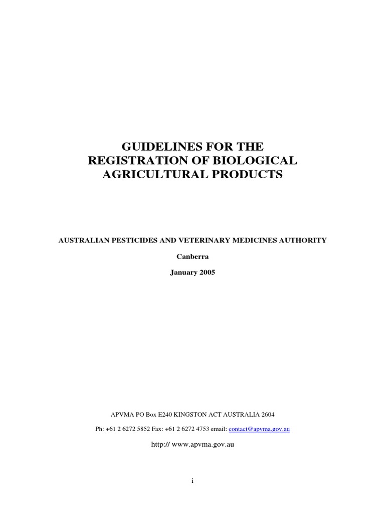 APVMA Reg Agr Products | PDF | Genetic Engineering | Pesticide