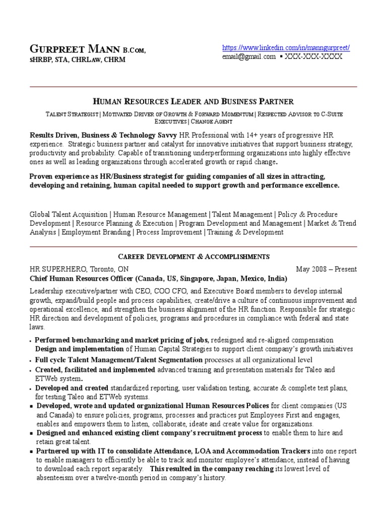 ATS Resume Template | PDF | Human Resources | Human Resource Management