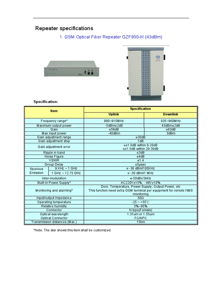Repeater Cataloge PDF | PDF | Power Supply | Decibel