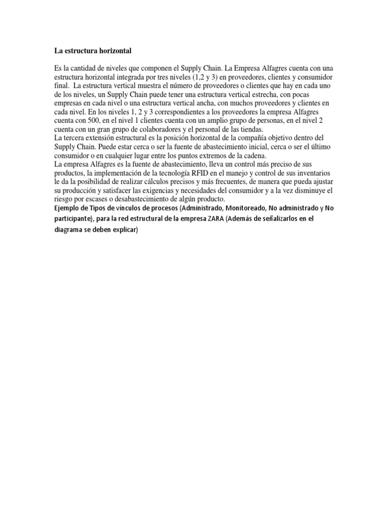 Estructura Horizontal | PDF