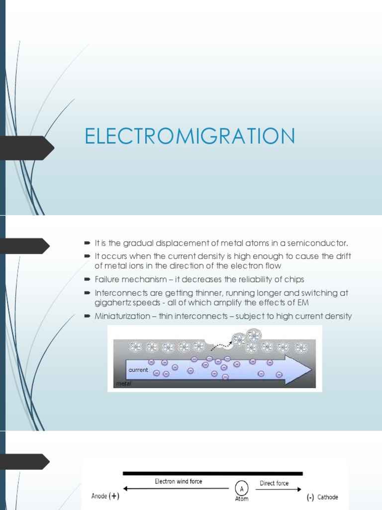 ELECTROMIGRATION | PDF | Electric Current | Materials