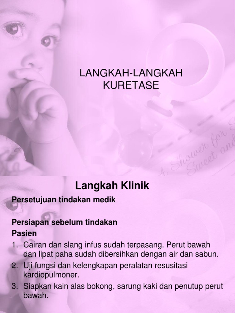 Langkah Langkah Kuretase | PDF