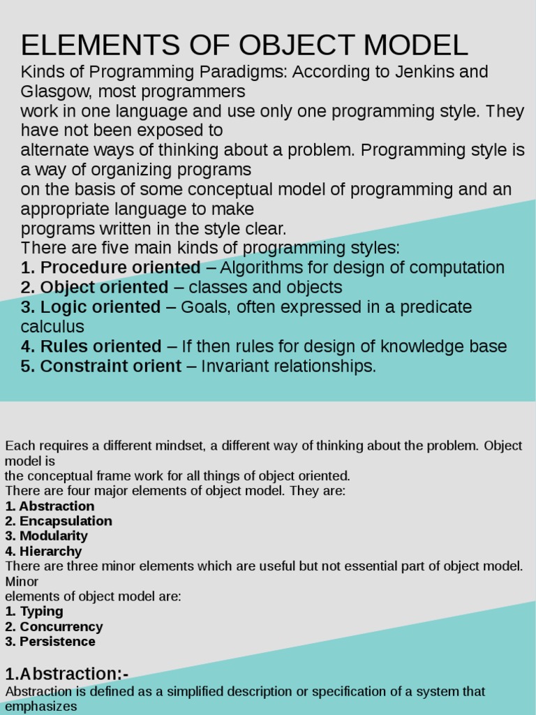 Ooad Pdf Pdf Modular Programming Inheritance Object Oriented Programming 3826