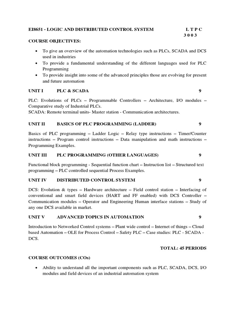 PLC, SCADA & DCS Automation Systems | PDF | Programmable Logic Controller | Scada