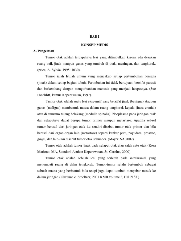 Makalah Tumor Otak Dira | PDF