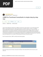 SAP Data Migration - LTMOM - LSMW Vs LTMC S/4 Hana | PDF | Microsoft ...