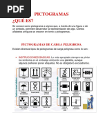 Ejemplos de Pictogramas | PDF