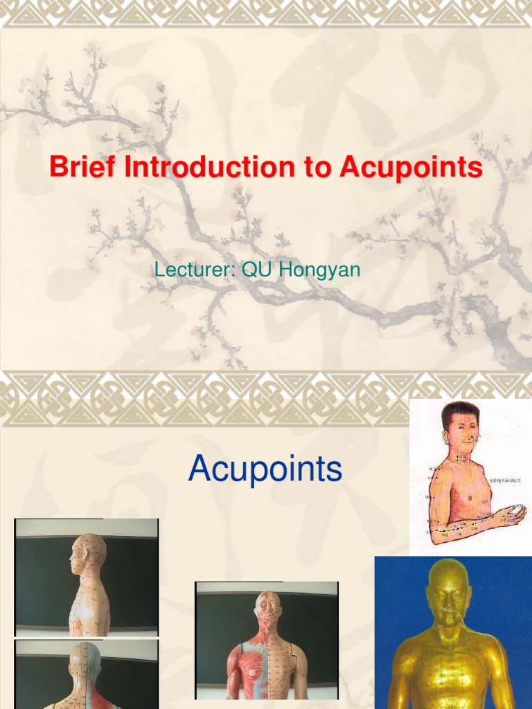 General Introduction To Acupoints | PDF | Acupuncture | Meridian ...
