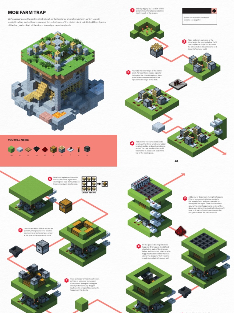 Minecraft Guide To Redstone Excerpt | PDF | Electrical Engineering | Nature