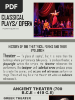 Theatre History Timeline: Dates / Period Key Styles Key Playwrights ...