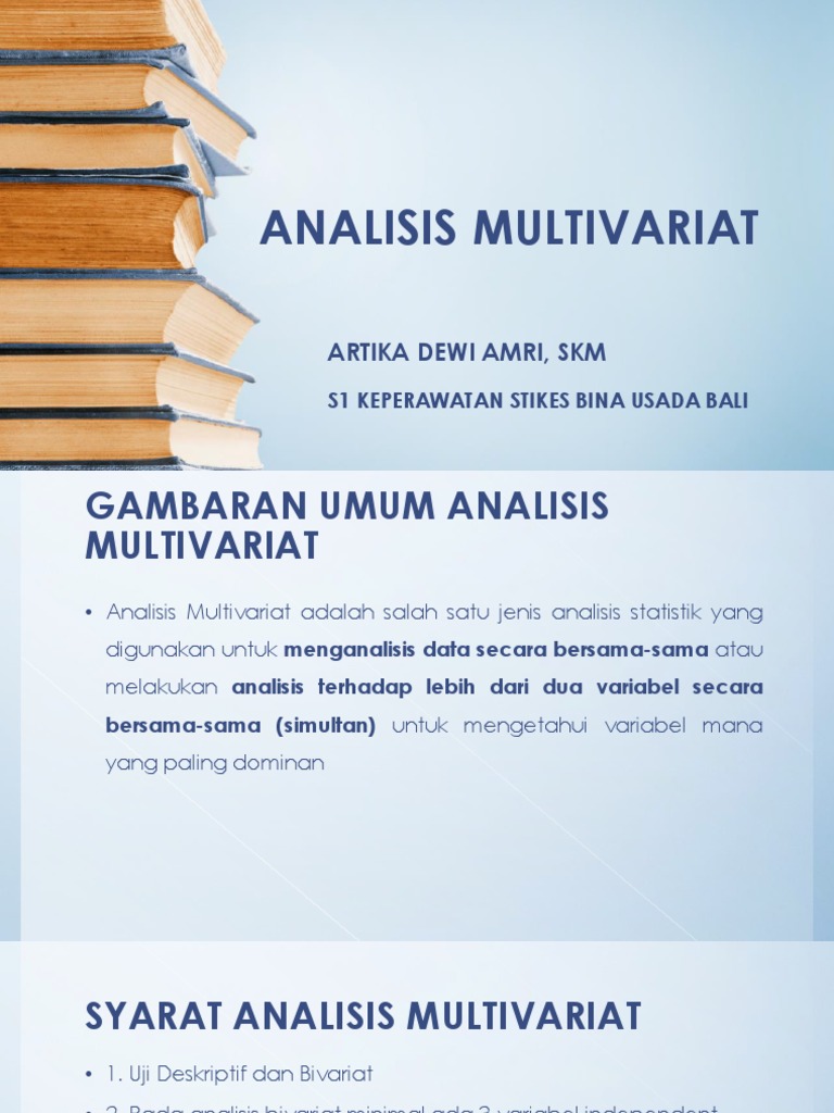 Analisis Multivariat | PDF