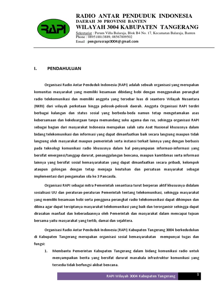 Isi Proposal 2019 Tanpa Pengajuan Bantuan | PDF