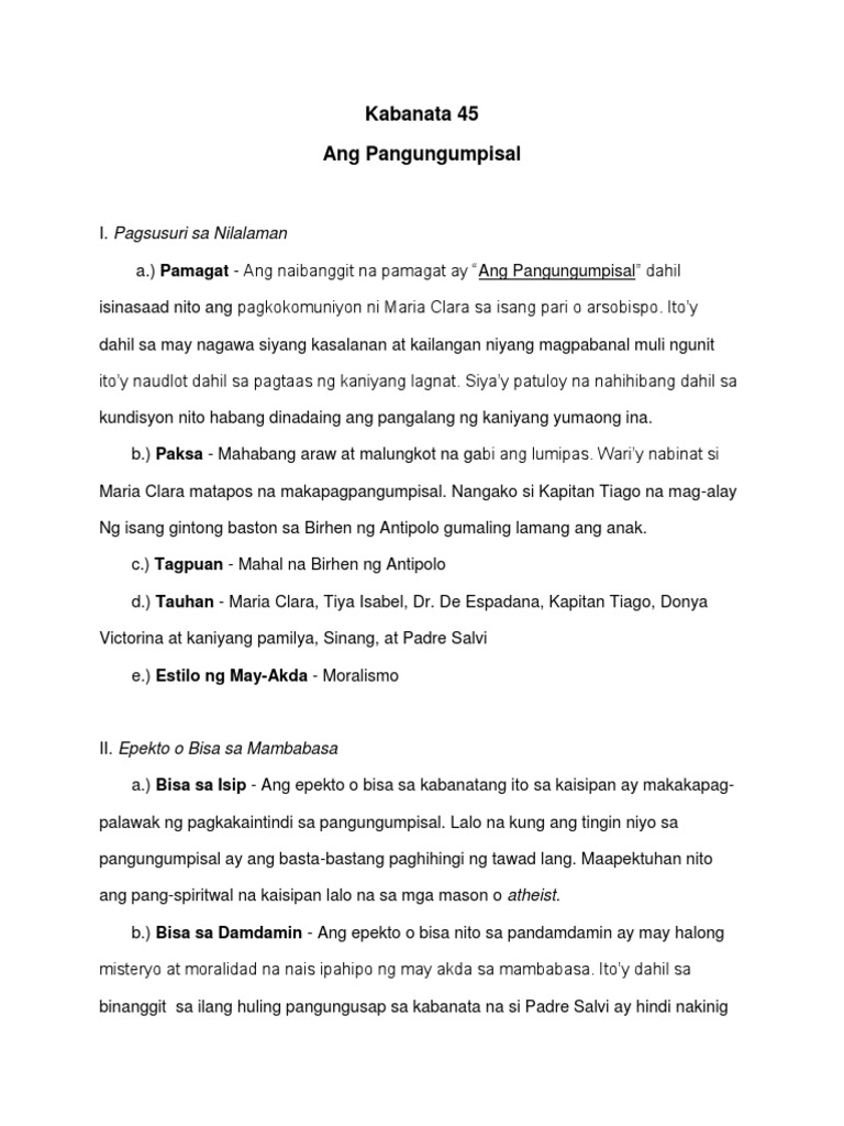 Kabanata 45 Filipino | PDF